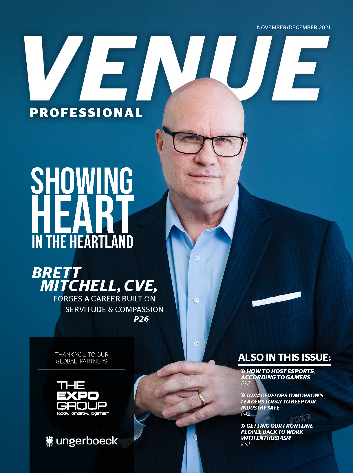 GM, Brett C. Mitchell featured in Venue Professional Magazine - Overland Park Convention Center